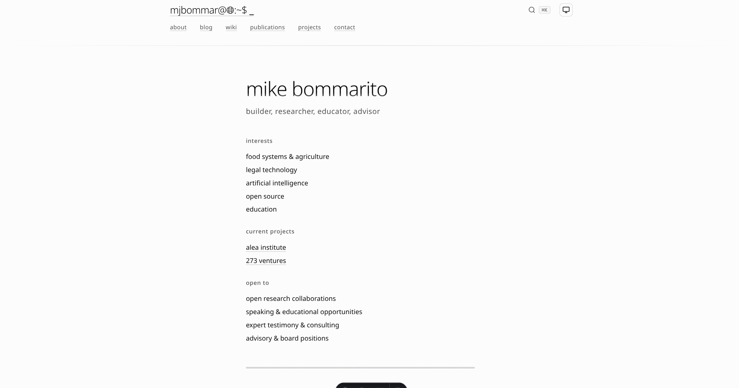 mike bommarito | mike bommarito