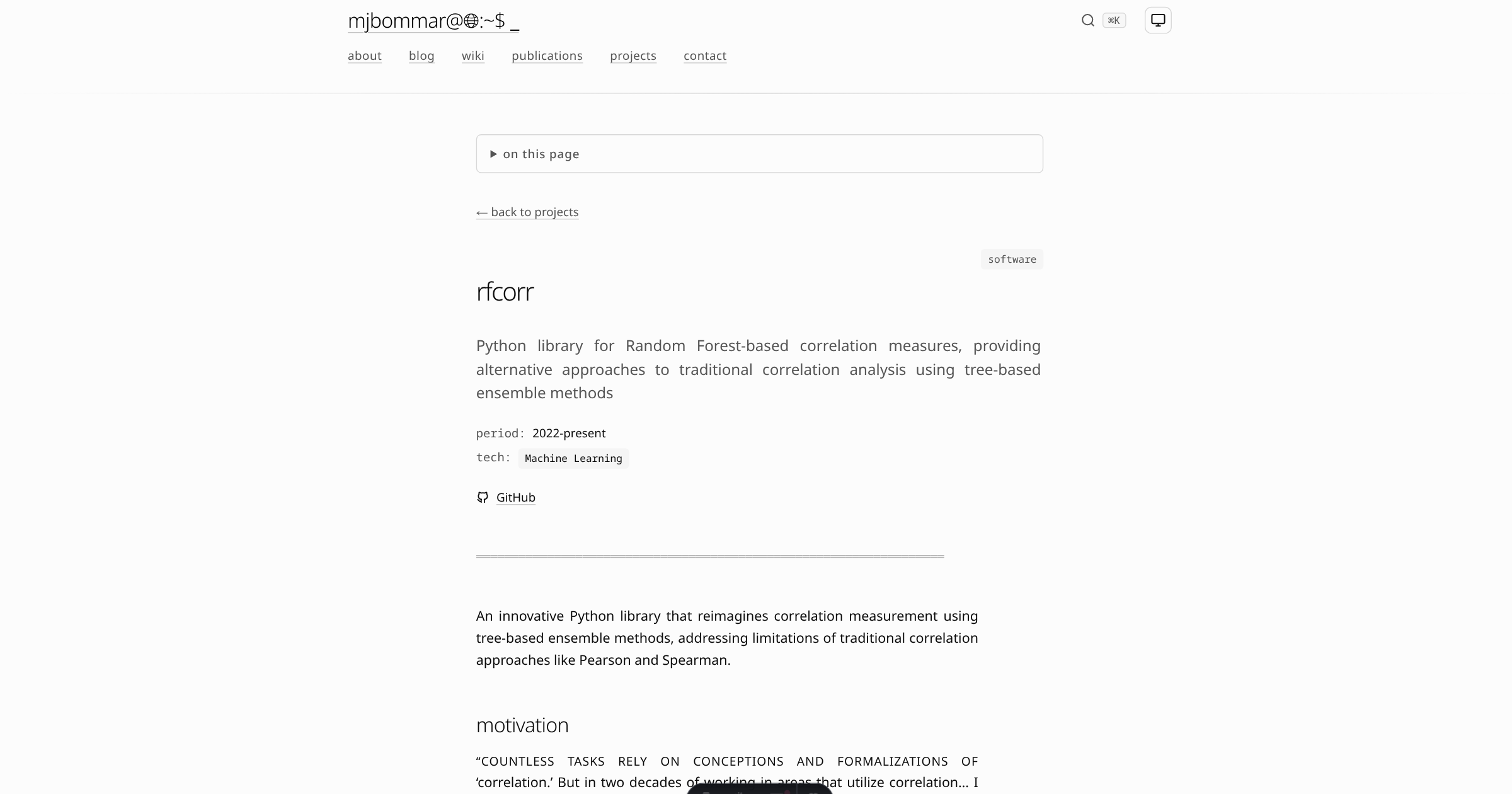 rfcorr | mike bommarito