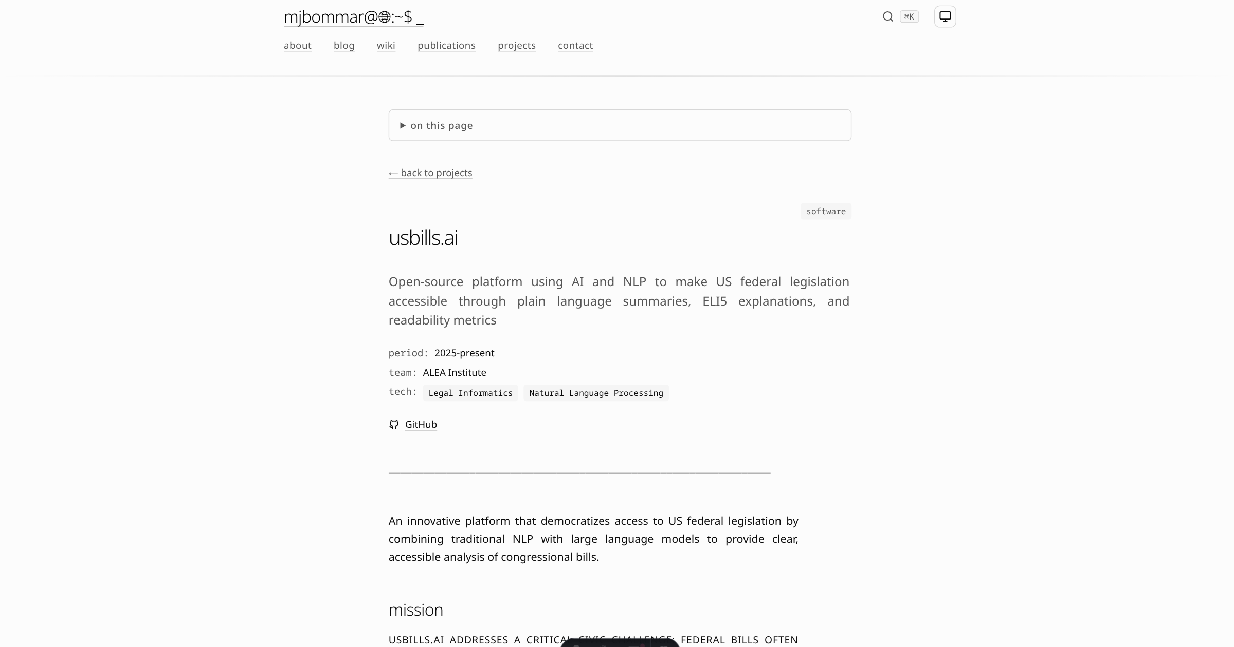 USBills.ai | mike bommarito