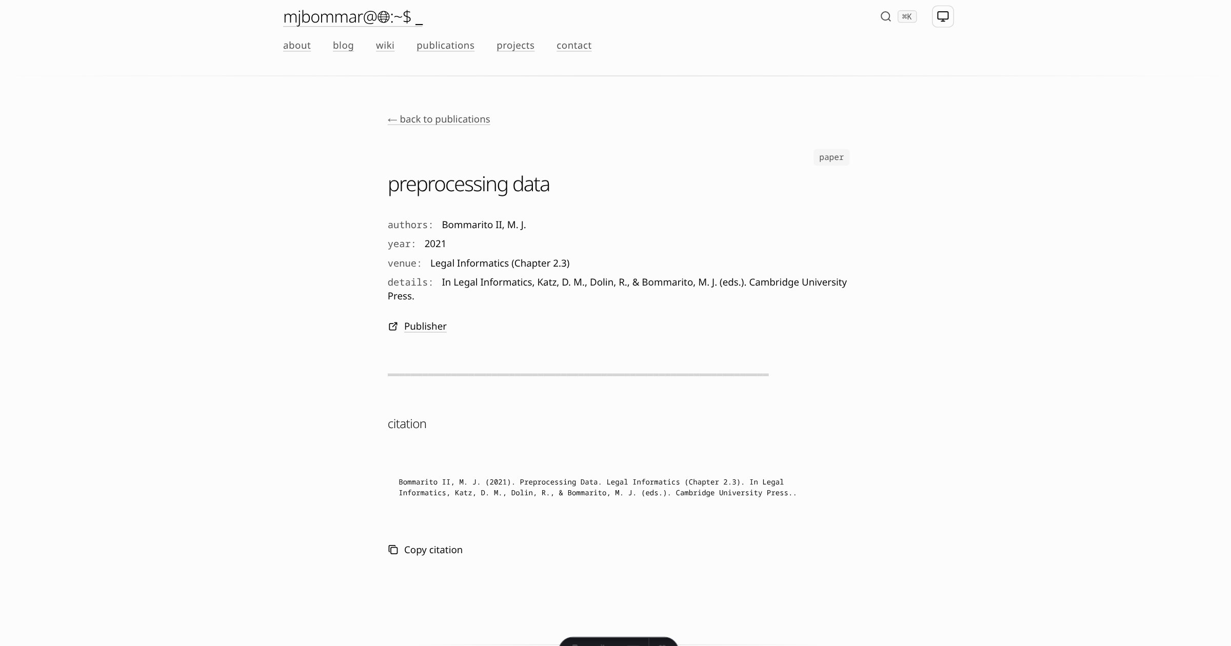 Preprocessing Data | mike bommarito