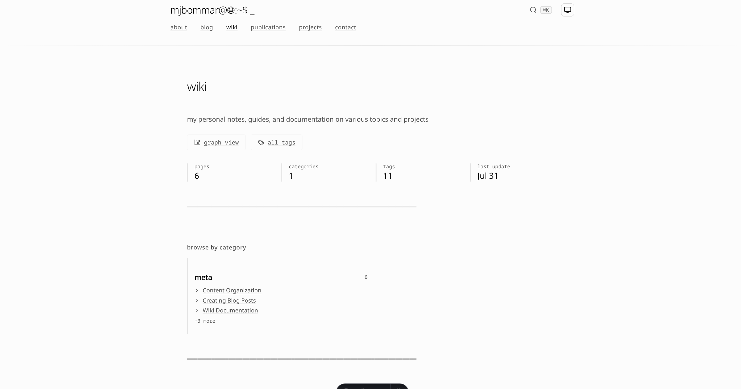 wiki | mike bommarito